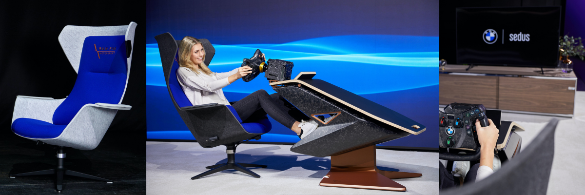 Sedus und BMW Motorsport präsentieren SIM-Racing-Rig FUSION SL