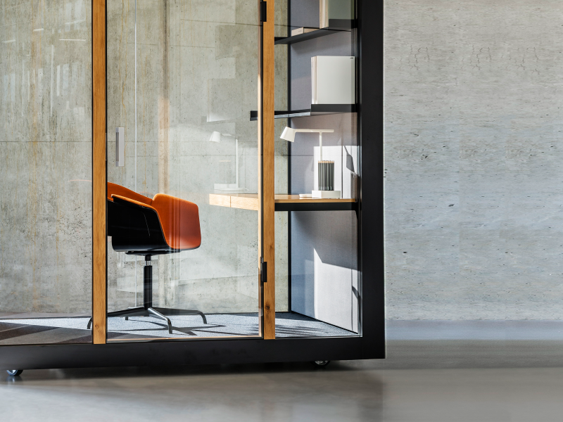 Identi m haus | Abgeschirmte Raumelemente online | officebase.ch