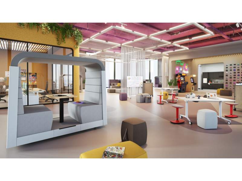 Assmann Büromöbel Sitzhocker Consento | Bari | Schreibtischhocker ...