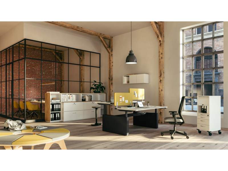 Assmann Büromöbel Sitzhocker Consento | Bari | Schreibtischhocker ...