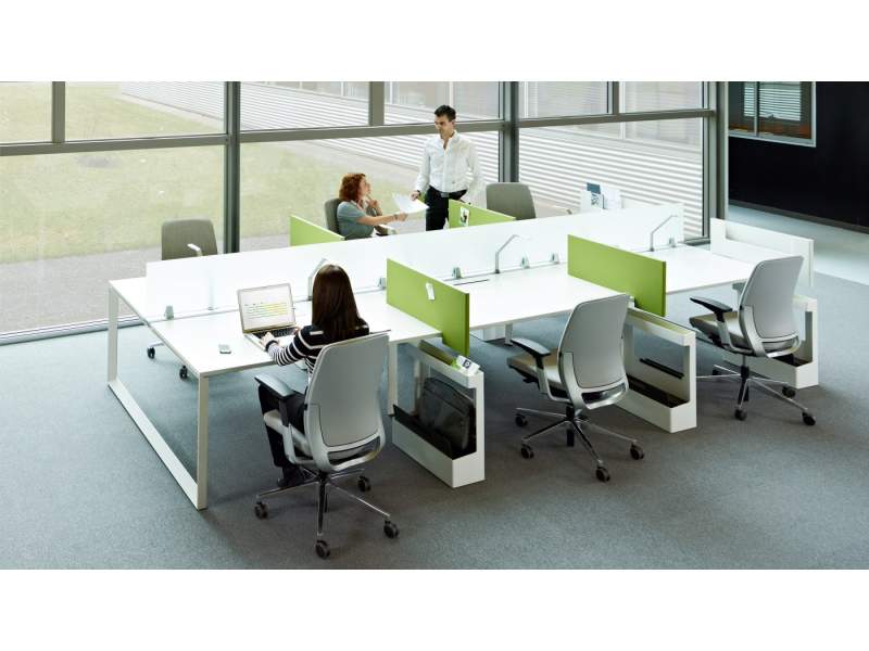 Steelcase FrameOne Bench | Team-Tische online | officebase.ch