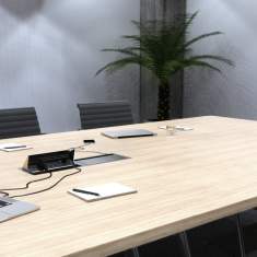 BACHMANN CONI DUO | Kabeldurchlässe / Tischausschnitte | officebase.ch